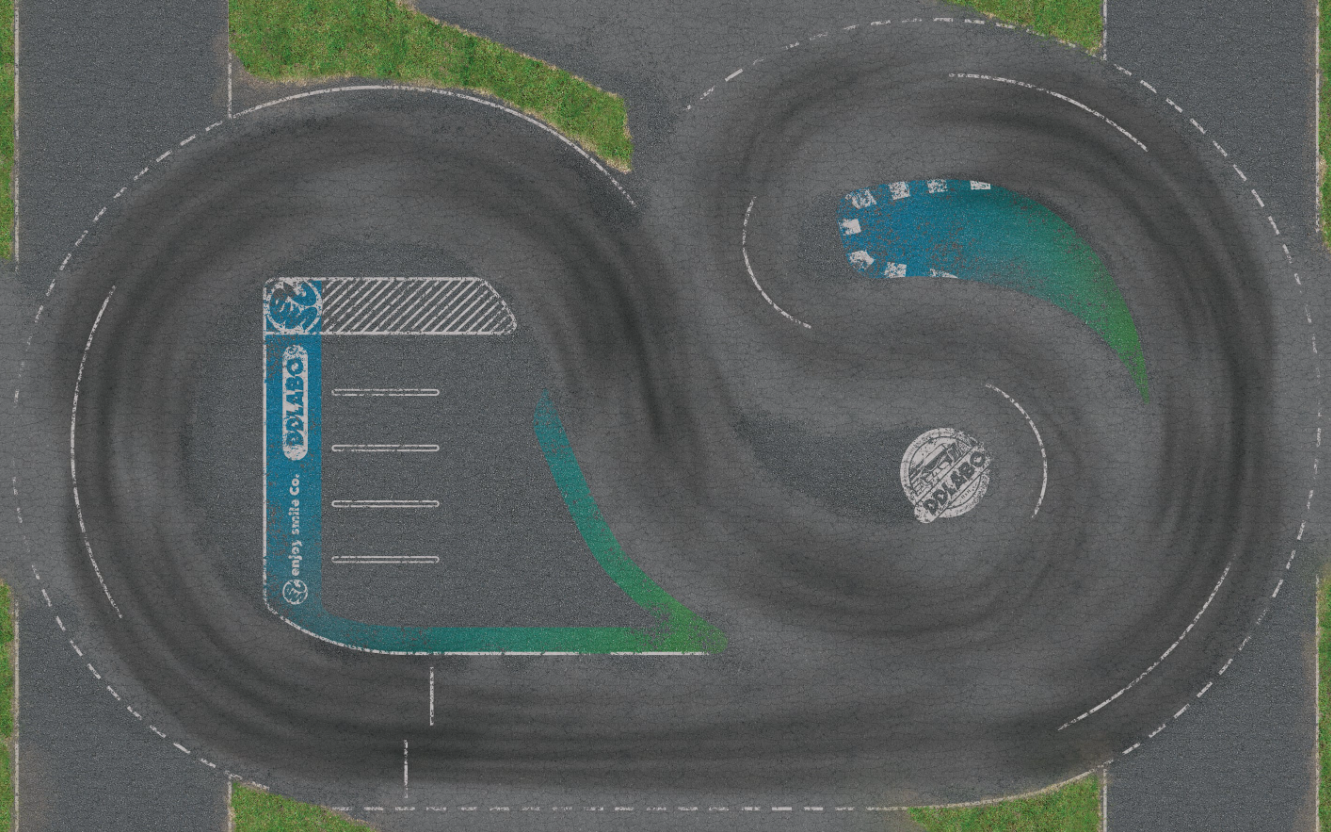 ＜単品注文商品＞No.2001 DDLABO Drift Track M size / DDLABO ドリフトトラック Mサイズ ...